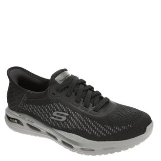 Skechers USA Mens Herren Arch Fit Orvan-Drex Sneaker, Schwarz, 40 EU X-Weit