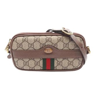 Gucci Pre-owned Ophidia GG Supreme Coated Canvas Shoulder Bag - - Pre-owned - Damen - Beige - ONE SIZE