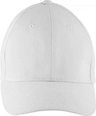 SOLS Solar - Casquette 6 Panneaux avec visi&egrave;re incurv&eacute;e - Taille Ajustable - Blanc