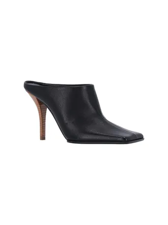 Alaia Womens With Heel Black Lamb Leather High Shoes