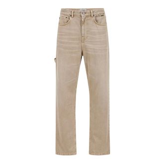 Iceberg Homme, Jeans, Beige, Taille: W36 Pantalon de charpentier avec 5 poches
