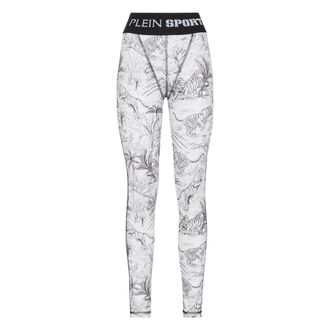 Plein Sport Sport Leggings - - Sport - Damen - Wei&szlig; - XL