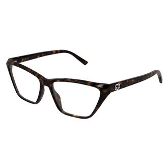 Gucci Gg2204O Geometrischer optischer Rahmen - - Accessories - Damen - Braun - 56 MM