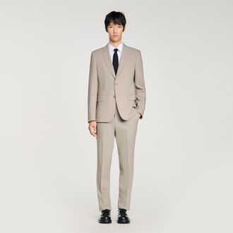 Sandro Anzugjacke aus Wolle