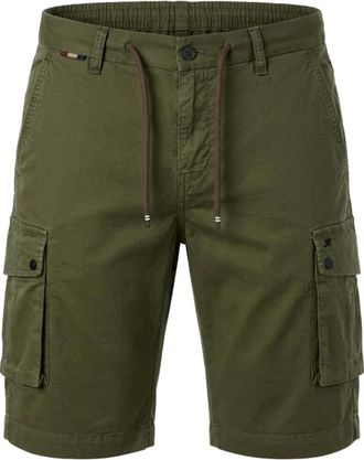 Mason's Homme, Shorts, Vert, Taille: M Bermudas Cargo Coupe Carotte