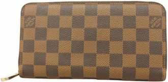 Louis Vuitton unisex, Pre-owned, Brun, Taille: ONE Size Portefeuille en tissu Pre-owned