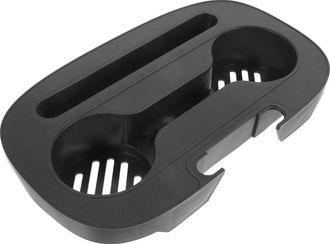 BESPORTBLE Getr&auml;nkehalter Aufsatz aus Robustem Kunststoff f&uuml;r Liegestuhl Becherhalter Tablett mit Ablagefl&auml;che Leichter Mehrzweck Clip f&uuml;r Camping und Garten