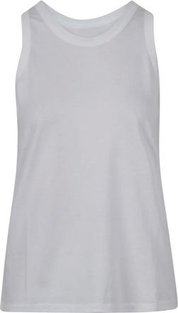 Loulou Studio Femme, Tops, Blanc, Taille: 40 FR D&eacute;bardeur en coton Supima