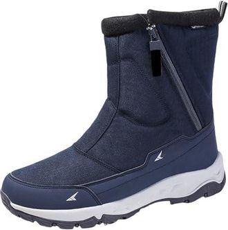 Generic Bottes de neige dhiver pour homme, bottines pour homme, fermeture &eacute;clair lat&eacute;rale, bottes de marche, l&eacute;g&egrave;res et chaudes, confortables au toucher, chau