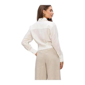 Minus Msoriana Shirt - - Blouses & Shirts - Damen - Wei&szlig; - 2XL