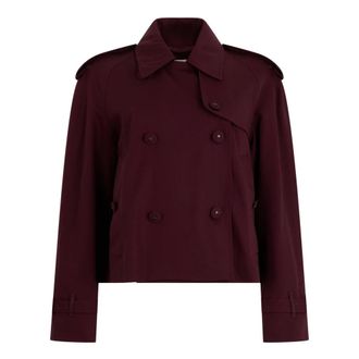 Burberry Manteaux - Femme - Manteaux - Rouge - Taille: 34 FR