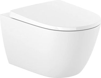 Roca Roca - Ona Toilettensch&uuml;ssel ohne Flansch und unsichtbare Befestigungen + Soft Close Sitz (Onarimless)