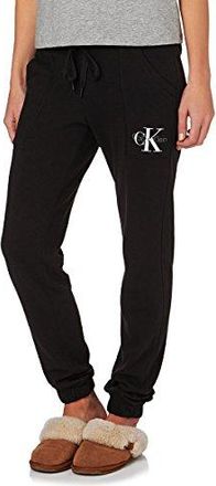 Calvin Klein Pant Leggings, Noir-Schwarz (Black (White Logo at Back WB) 001), W40 Femme