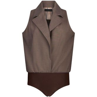 Liu Jo Body gilet en tissu m&eacute;lang&eacute;