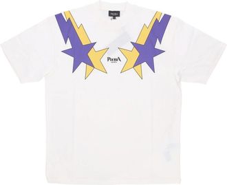 Phobia Archive Starry Lightning Tee - - Tops - Herren - Wei&szlig; - M