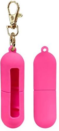 Generico Wisylizv Porte-cl&eacute;s baume &agrave; l&egrave;vres, &eacute;tui portable en silicone | Porte-cl&eacute;s porte-l&egrave;vres | Pour lenvironnement de travail, activit&eacute;s de plein air, traj