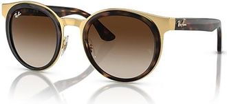 Ray-Ban Bonnie Sonnenbrillen Havana Auf Gold Fassung Braun Glas 50-24