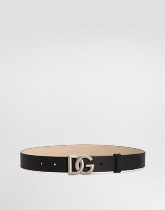 Dolce & Gabbana G&uuml;rtel Aus Kalbsleder Mit Logo - Mann Collection Mehrfarbig M