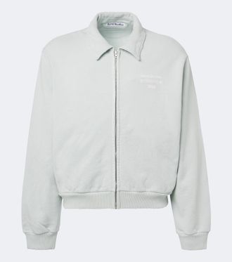 Acne Studios Sweat-shirt en coton m&eacute;lang&eacute; &agrave; logo