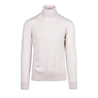 Eleventy Homme, Pulls, Blanc, Taille: S Dolcevita Turtleneck