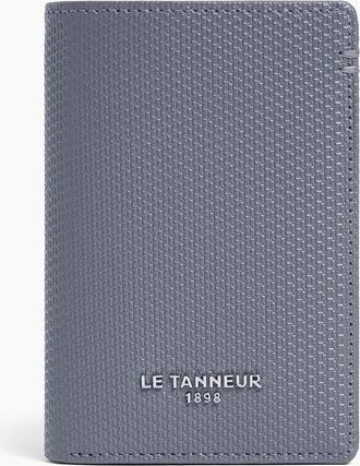 Le Tanneur Petit porte cartes Lucien en cuir signature T