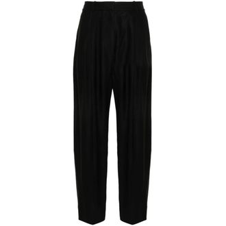 STUDIO NICHOLSON Hosen mit weitem Bein und hoher Taille - - Trousers - Damen - Schwarzk - L