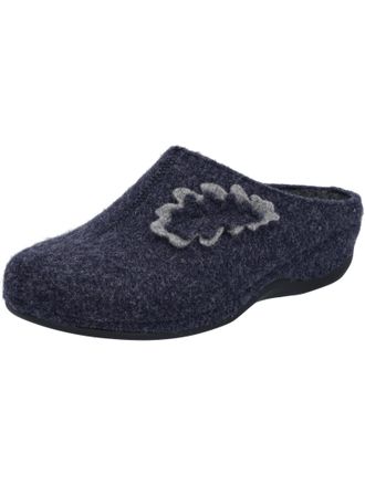 Josef Seibel Damen Pantoffeln Cholet 05,Weite H (Weit),Wechselfu&szlig;bett,gaeste-Hausschuhe,hauslatsch,hofschuh,pantine,dunkelblau,40 EU