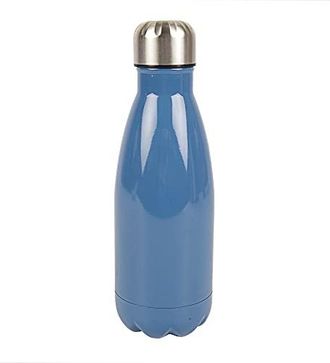 Birambeau Thermosflasche - 350 ml - Trinkflasche aus Edelstahl - wiederverwendbare Flasche - doppelwandig Edelstahl - Blau