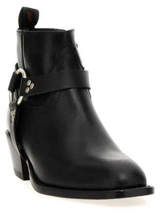 Sonora Dulce Belt Ankle Boot - Black
