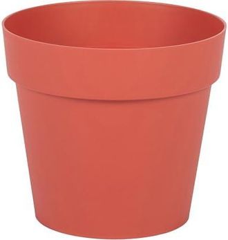 Eda Blumentopf, rund, Toskana, &Oslash; 14 cm, Volumen 1,1 l, &Oslash; 13,5 cm x H&ouml;he 11,7 cm, Orange