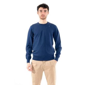 K-Way Sebastien Merino Pullover - - Knitwear - Herren - Blau - S