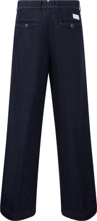 Nine In The Morning Wide-Leg Denim Jeans - Blue