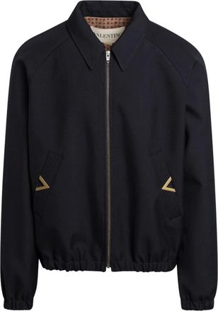 Valentino Garavani Homme, Vestes, Bleu, Taille: M Giubbino Vgold