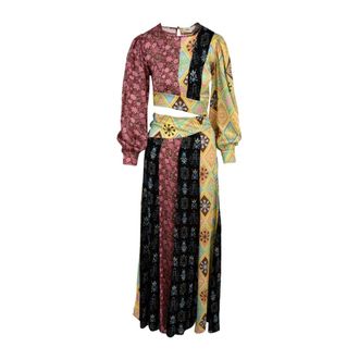 Akep Maxikleid - - Dresses - Damen - Mehrfarbig - M