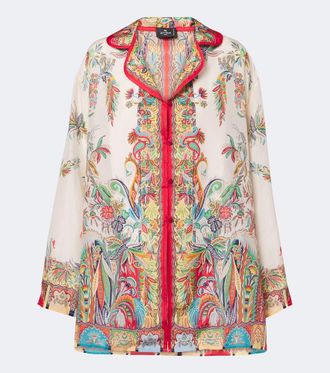 Etro Oversize Hemd aus Seide