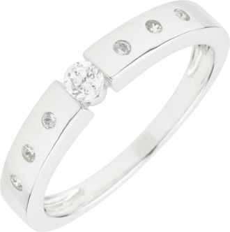 Edenly Solitär-Ring Désirée Weißgold