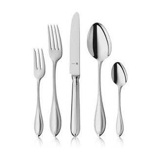 WMF Premiere Besteck Set 12 Personen, 66 teilig, 60 Teile mit Servierbesteck, Silberbesteck, Hohlheftmesser, Cromargan protect poliert, kratzbest&auml;ndig, sp