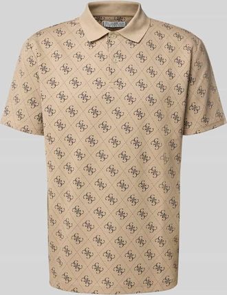 Guess Regular Fit Poloshirt mit Logo-Muster