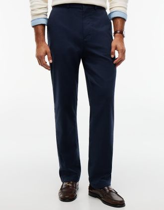 Tommy Hilfiger pantalon chino Dover coupe droite regular &agrave; taille &eacute;lastiqu&eacute;e bleu marine