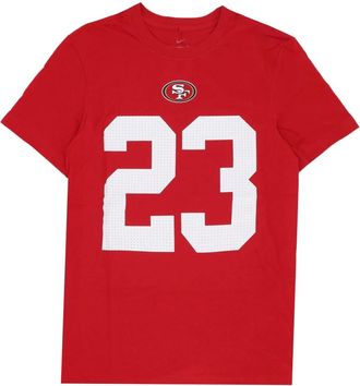 Nike Homme, Tops, Rouge, Taille: XL T-shirt McCaffrey N&deg; 23