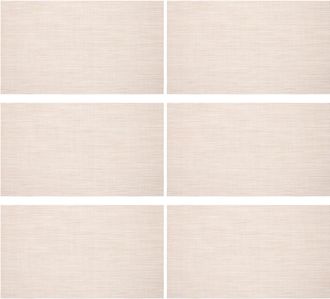 DOITOOL 6 St&uuml;ck PVC Tischsets rutschfeste Hitzebest&auml;ndige Rechteckige Platzmatten f&uuml;r Esstisch Waschbare Tischmatten Schutz vor Kratzern und Flecken f&uuml;r Zuhau