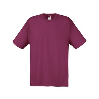 Fruit Of The Loom Herren Screen Stars Original T-Shirt (3XL) (Burgunder)