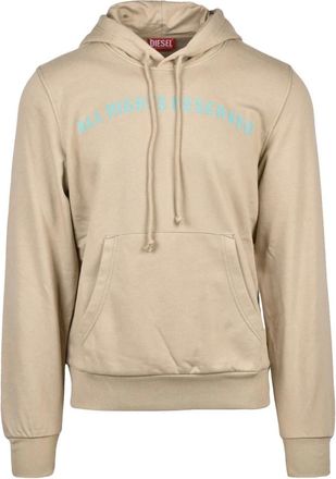 Diesel Homme, Sweatshirts et sweats &agrave; capuche, Beige, Taille: XL Felpa cappuccio
