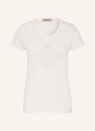 Mos Mosh Mos Mosh T-Shirt Mmsherri Mit Schmucksteinen weiss