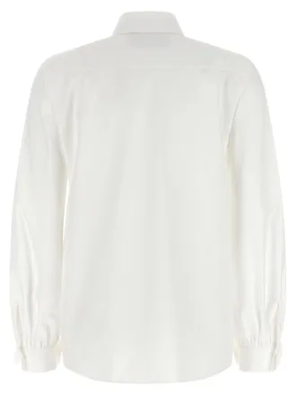 Valentino Garavani Womens White Cotton Blouse