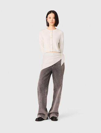 Maje Cardigan Mit Schmuckknotenkn&ouml;pfen - Ecru - Gr&ouml;&szlig;e 32 - Maje