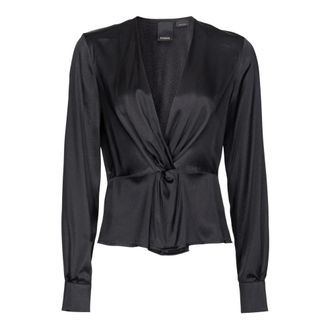 Pinko Baradero Bluse - - Blouses & Shirts - Damen - Schwarzk - XL