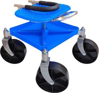 Generic Gartenhocker - 360 Grad rotierender Roll -Arbeitsblatt, Gartenstuhl mit Rädern für bequemes Umzug | Höhenverstellbare Mehrzweck -Arbeitsstuhl, robuste