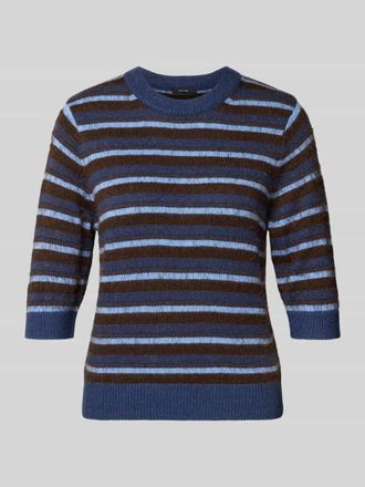 OPUS Strickpullover mit gerippten Abschl&uuml;ssen