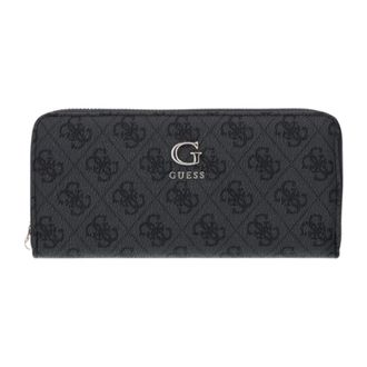 Guess Femme, Accessoires, Noir, Taille: ONE Size Portefeuille zipp&eacute;